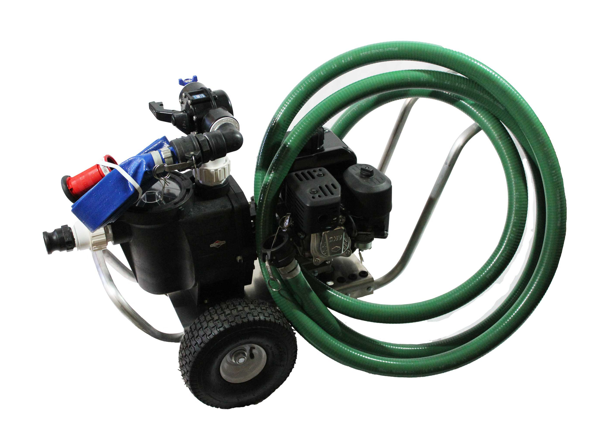 Portable Fire Pump Cart, Gas - Transitional - Outdoor Fountain And Pond ...