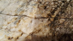 Help! New granite counters installed cracked or fissure?