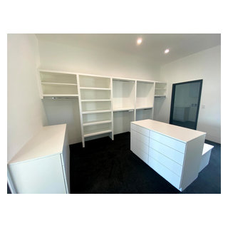 Modern Black and White Walk-in Closet - Modern - Closet - Other - by ...