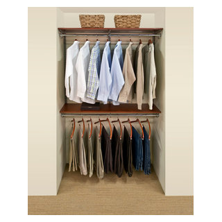 Total Organizing Solutions - Hanging Rail System for bedroom closets ...