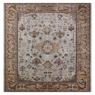 Ahgly Company Indoor Rectangle Mid-Century Modern Area Rugs, 5' x 7', 7 ...