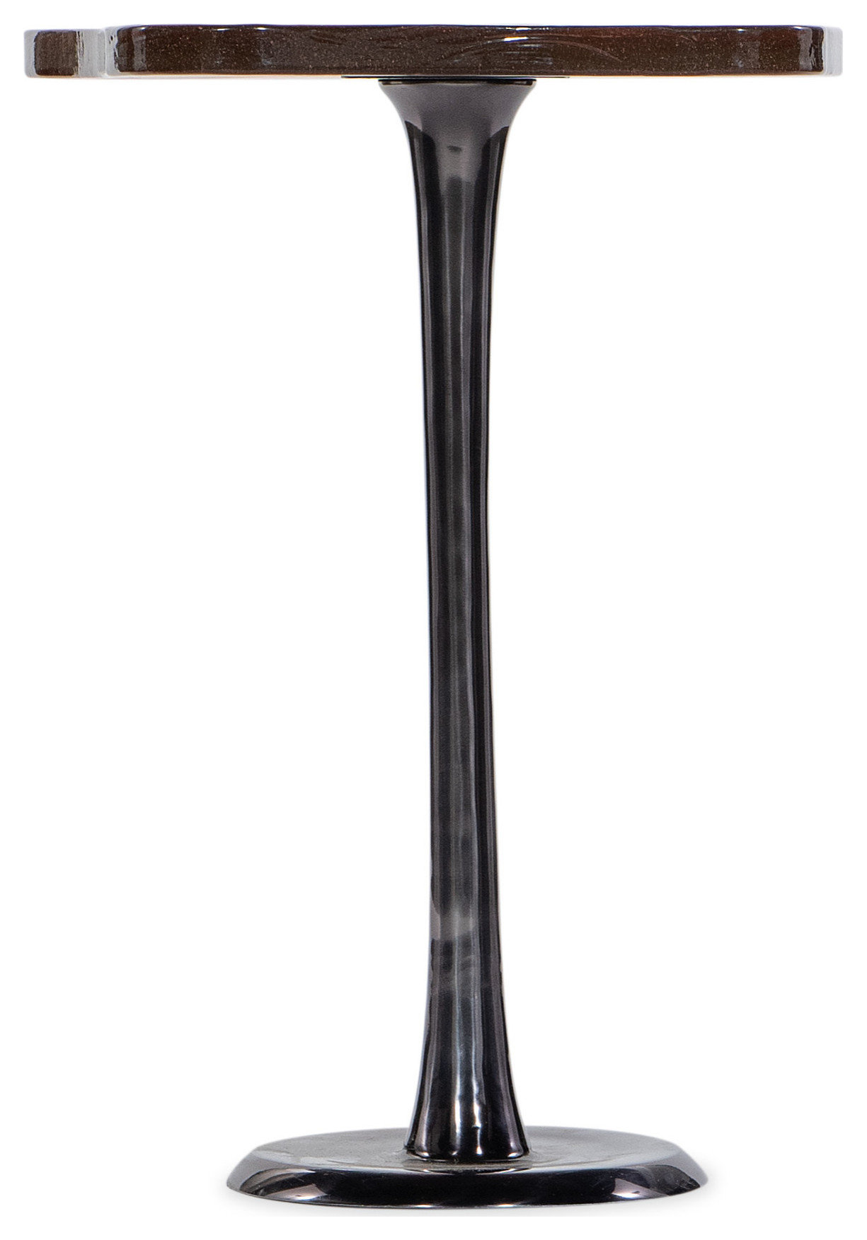 Hooker Furniture 5000-50011 Memento 12"W Glass Top Aluminum Table ...