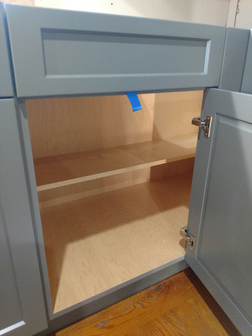 How to waterproof new kitchen cabinet shelves without using liners ...