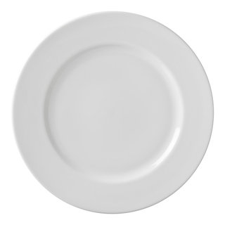 Classic White Charger Plates, Set of 6 - Contemporary - Charger Plates ...