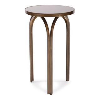 Roseto HEIF68844 Paladin 12" Metal Accent Table - Contemporary - Side ...