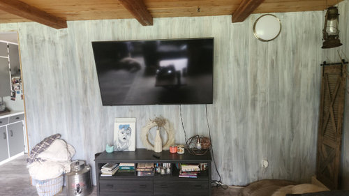 Black out tv wall | Houzz Forum