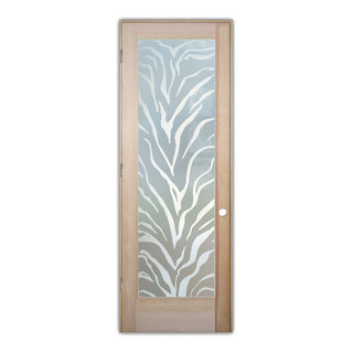 Interior Prehung Door or Interior Slab Door - Tiger Stripes - Primed ...