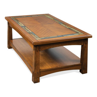 Riverside Furniture Craftsman Home Coffee Table - Transitional - Coffee ...