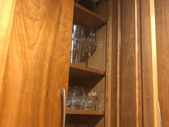 Reverse panel vs raised panel kitchen cabinets