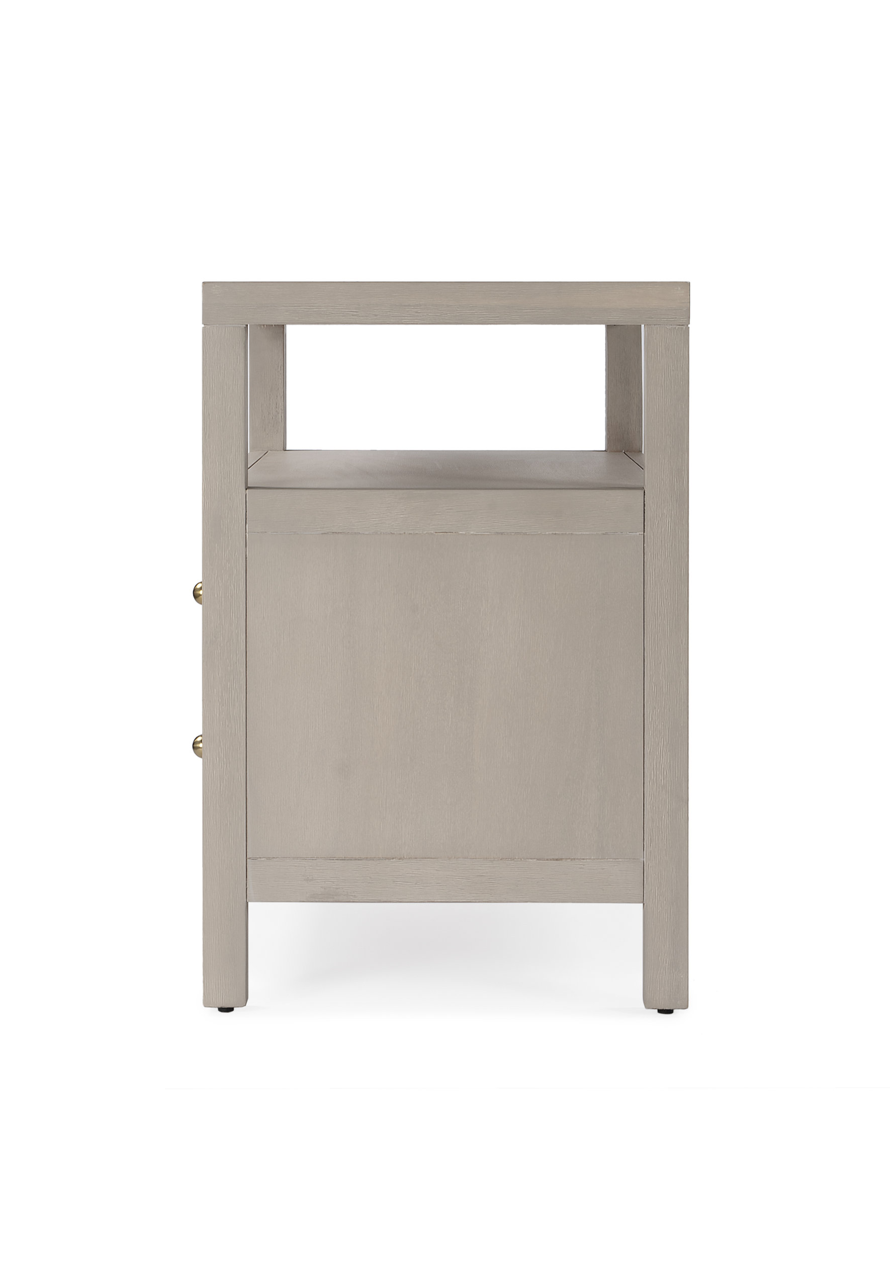 Nora 2-Drawer Wood Wide Nightstand - Transitional - Nightstands And Bedside Tables - by Butler ...