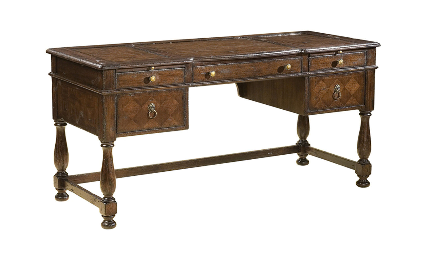 Emma Mason Signature Rod Writing Desk in Antique - Traditional - Desks ...