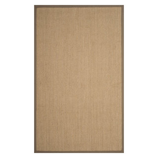 Safavieh Natural Fiber Sisal NF141G Rug, 6'x9' - Tropical - Area Rugs ...
