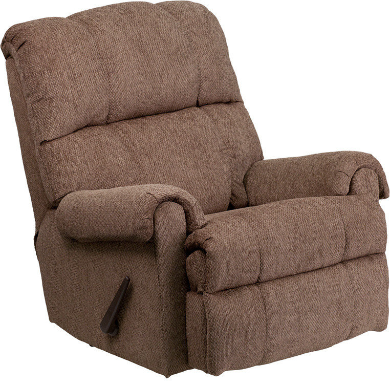Flash Furniture Contemporary Tahoe Chenille Rocker Recliner ...