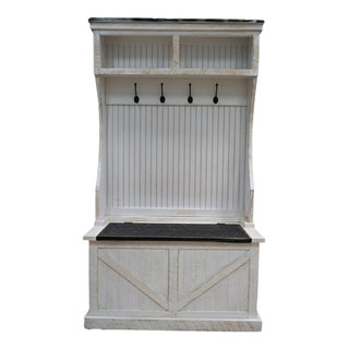 Rustic Hall Tree - Farmhouse - Hall Trees - by Eagle Furniture | Houzz