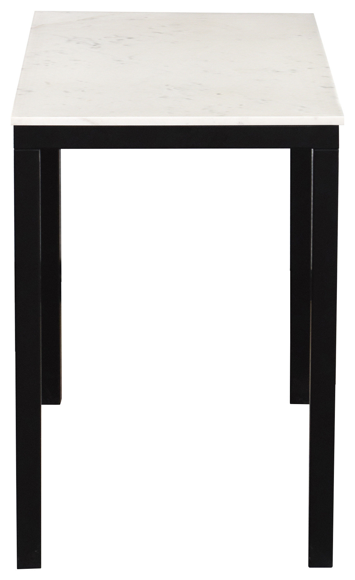 Parson White Marble Mini Desk - Transitional - Desks And Hutches - by ...