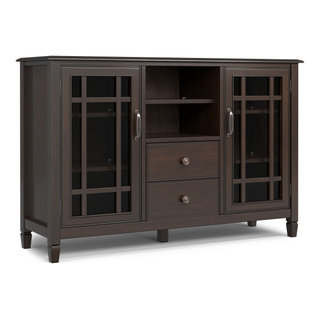 Connaught Solid Wood Tall TV Stand For TVs up to 60" - Craftsman ...