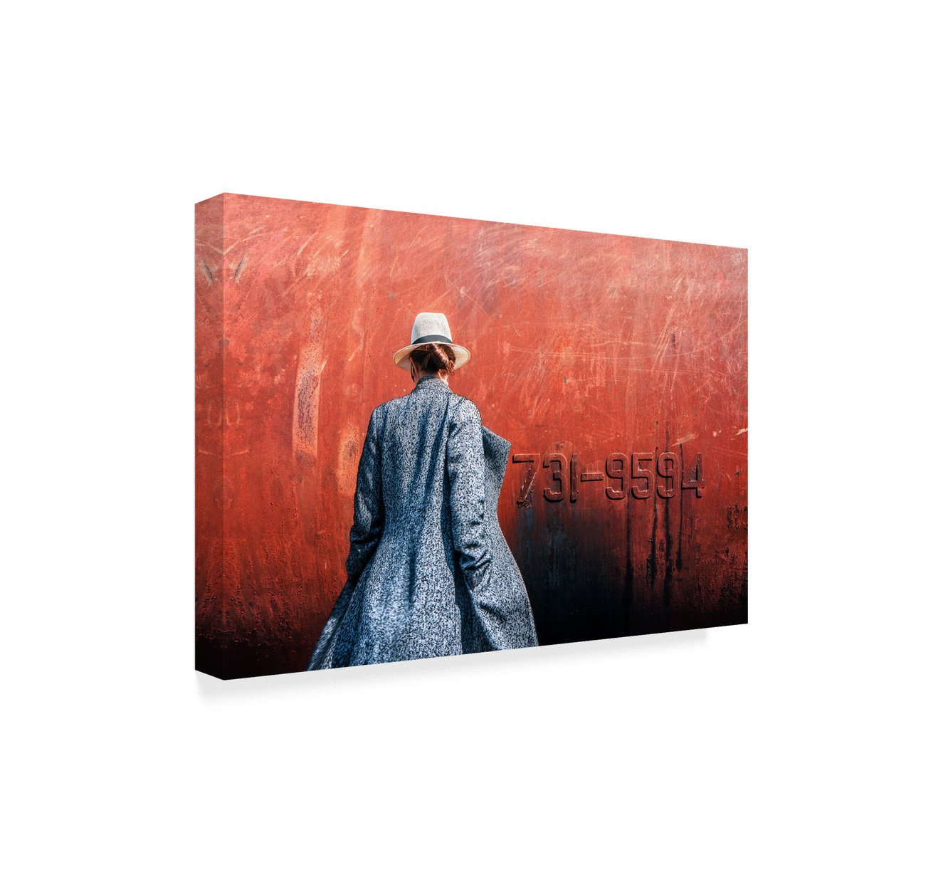 Mikhail Potapov 'Puzzle Woman' Canvas Art, 32"x22" - Contemporary ...