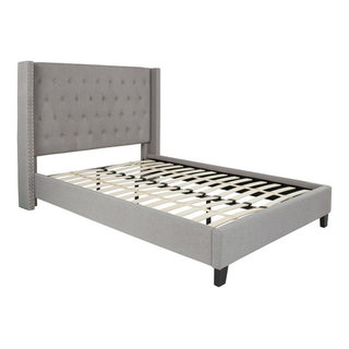 Riverdale Full Size Tufted Platform Bed - Contemporary - Platform Beds ...