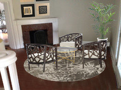 Pentagon room with few walls! Need help!