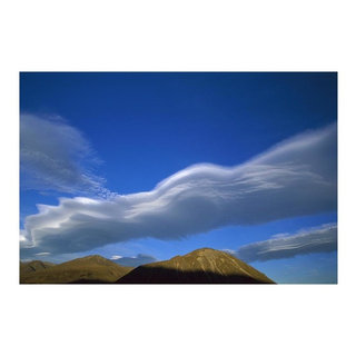 "Wind cloud over the Ben Ohau Range, New Zealand" Paper Art, 20"x14 ...