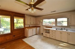 Backwards House. Walkout Basement in Front of House