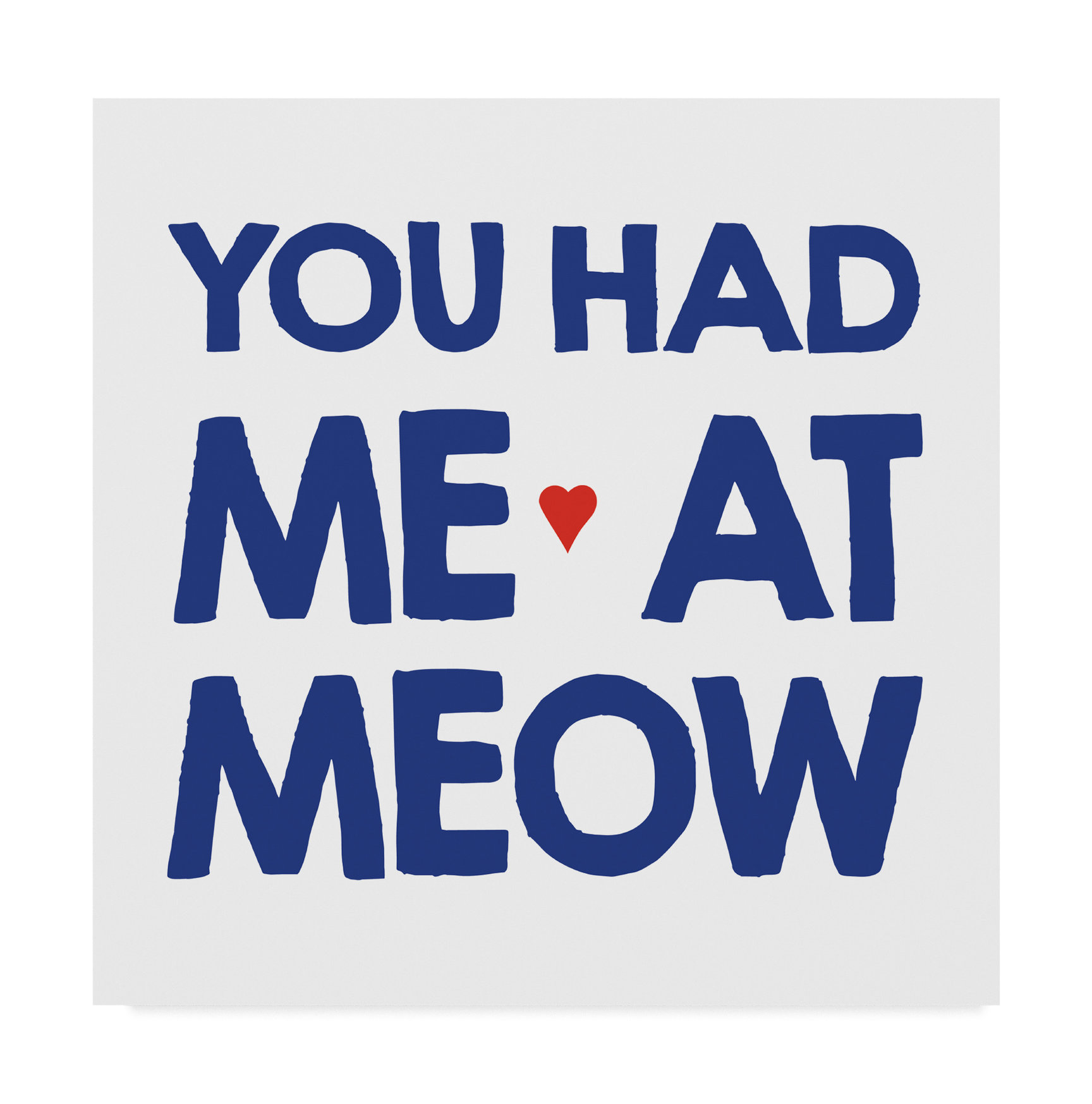 "Crazy Meow" by Erin Clark, Canvas Art, 24"x24" - Contemporary - Prints ...