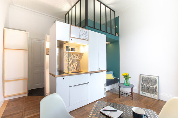 18 French Microflats With Ingenious Space-saving Tricks | Houzz IE