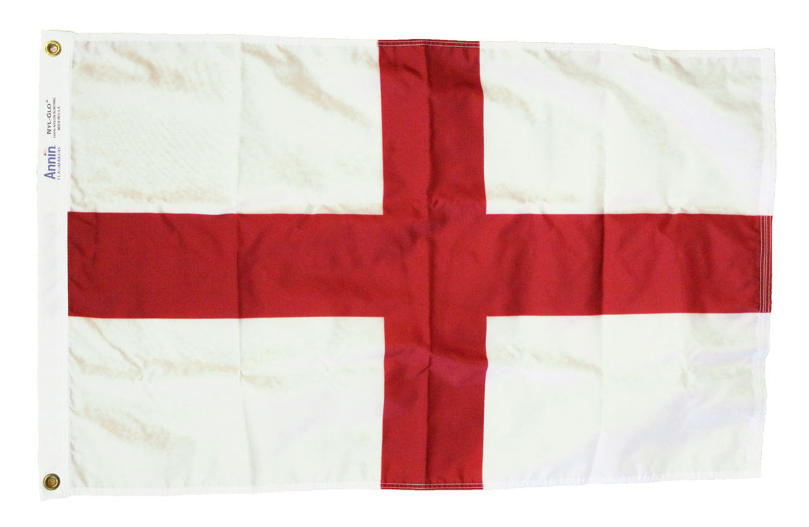 England, St. George, 4'x6' Nylon Flag, 4' x 6' - Traditional - Flags ...