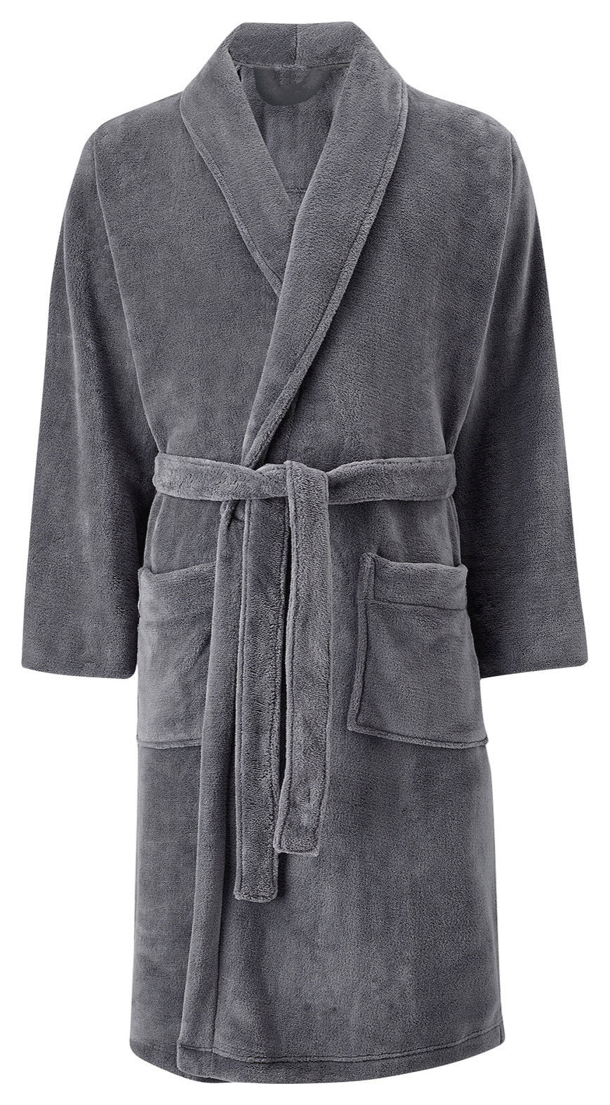 Luxury Robe Plush Bath Robe Micro Fleece Unisex One Size Fits Most ...