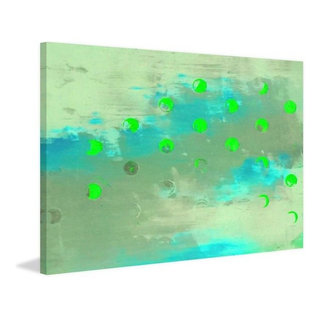 "Islander IV" Painting Print on Wrapped Canvas, 30"x20" - Contemporary ...