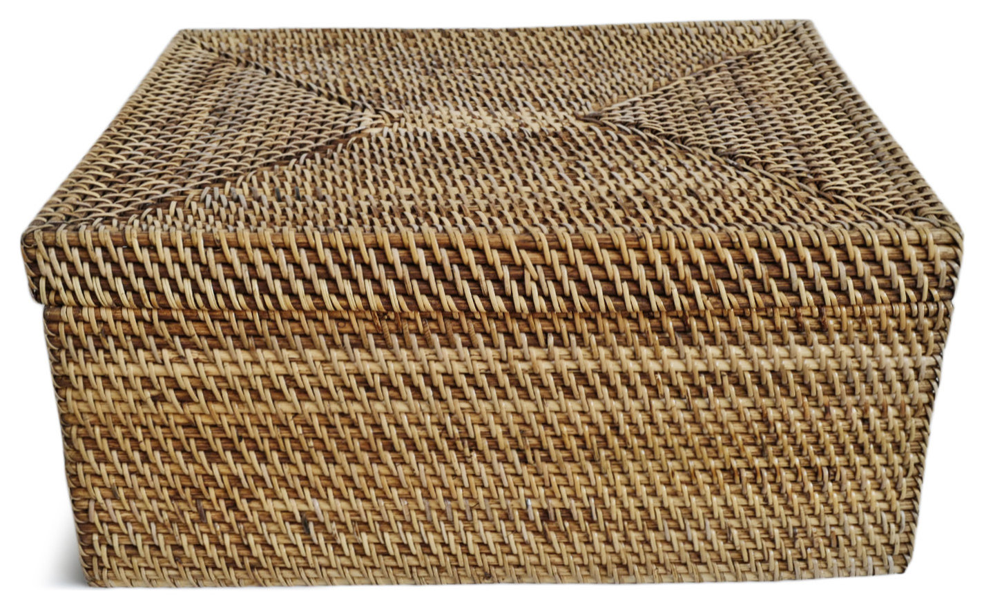 Rattan Storage Box - Tropical - Decorative Boxes - by Design Mix ...