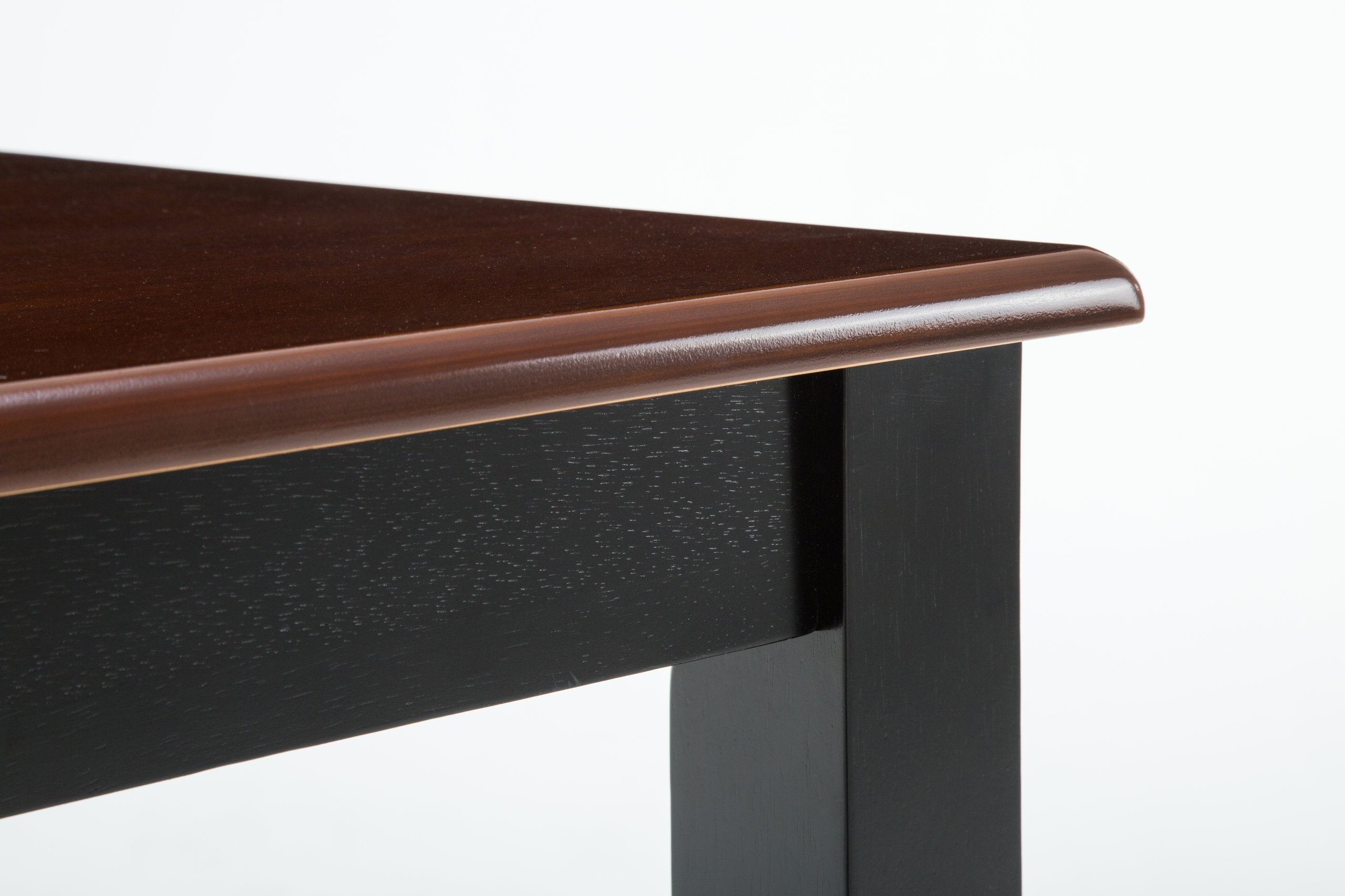 Bloomington Dining Table, Black/Cherry - Transitional - Dining Tables ...