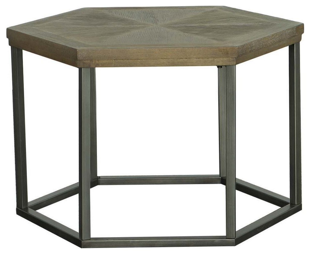 Adison Cove Hexagon Bunching Cocktail Table - Industrial - Coffee ...