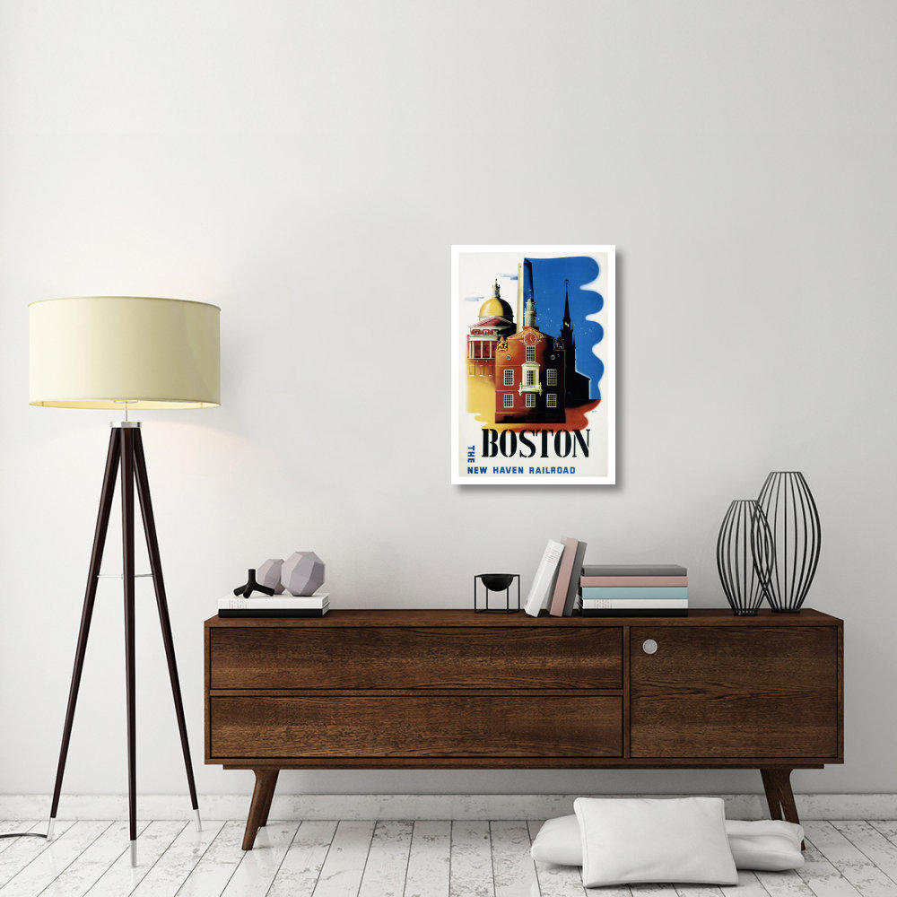 "New Haven Railroad / Boston" Digital Paper Print by Ben Nason, 17"x24 ...