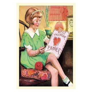 Happy Valentine's Father, 20" x 30" - Traditional - Prints And Posters ...