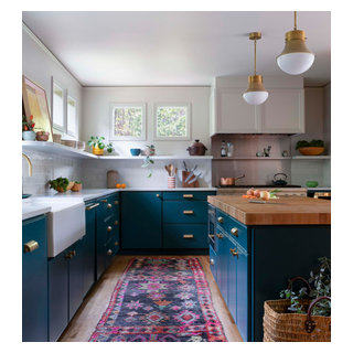 1942 Roscoe Hemenway House-- Kitchen Remodel - Midcentury - Kitchen ...