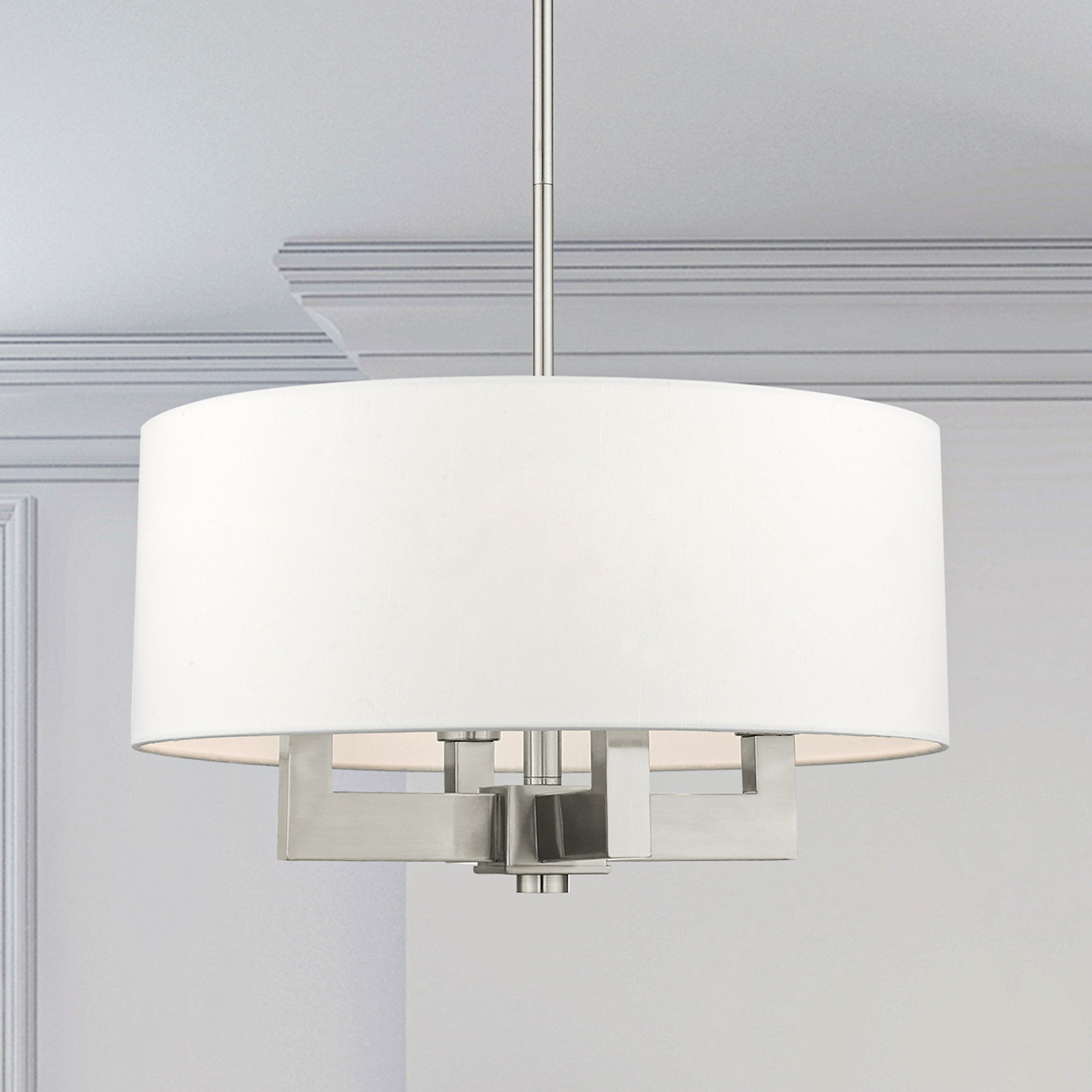 Livex Lighting 48784 Cresthaven 4 Light 18"W Multi Light Pendant ...