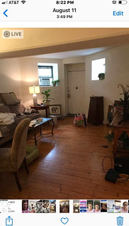 sad little basement apartment