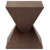 Giza Side Table, Double Pyramid Design - Transitional - Side Tables And ...