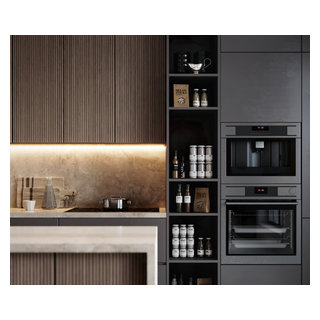 Lux Kitchen Design - Contemporary - Kitchen - Sydney - by Dynamic Build ...
