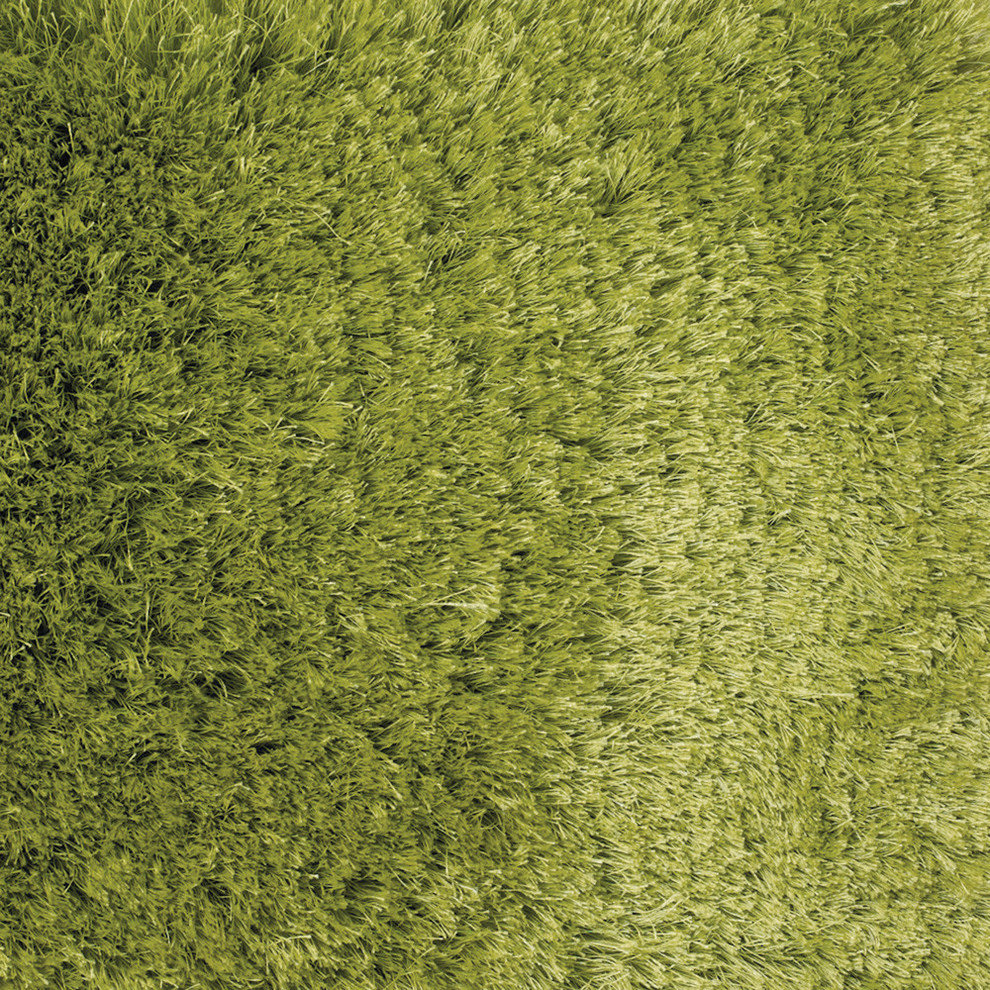 Naya Contemporary Area Rug, Green, 7'9" Round - Contemporary - Area ...