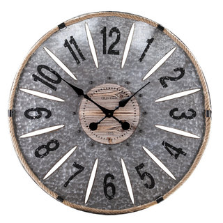 Rayonier Decorative Oversized Wall Clock - Beach Style - Wall Clocks ...
