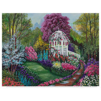 Bonnie B Cook 'Paradise Garden' Canvas Art, 18"x24" - Contemporary ...