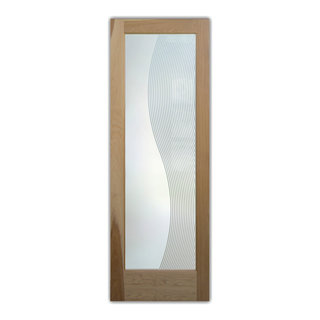 Pantry Door - Divise Stripes - Primed - 28" x 80" - Book/Slab Door, 28 ...