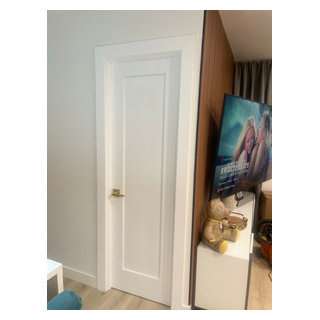 Downtown Brooklyn Door Revival Project - Modern - Living Room - New ...