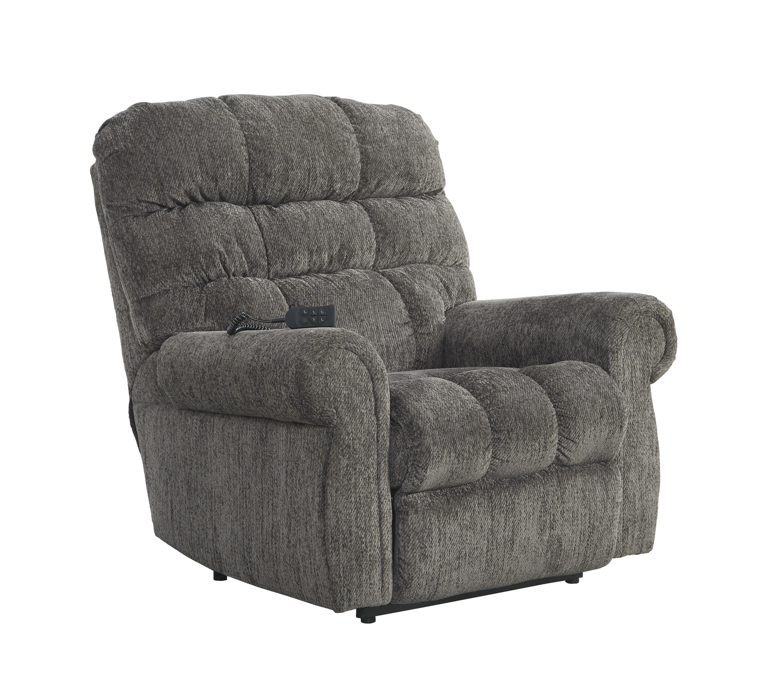 Benzara BM209297 Metal Frame Power Lift Recliner with Tufted Seat ...