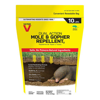 Victor M7002-2 Dual Action Mole & Gopher Granular Repellent, Non-toxic ...