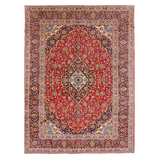 Persian Rug Keshan 13'7"x9'11", 13'7"x9'11" - Traditional - Area Rugs ...