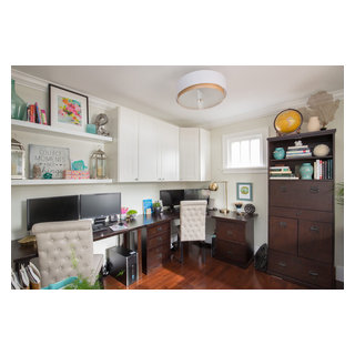 Hillhurst Office - Transitional - Home Office - Calgary - by Megan ...