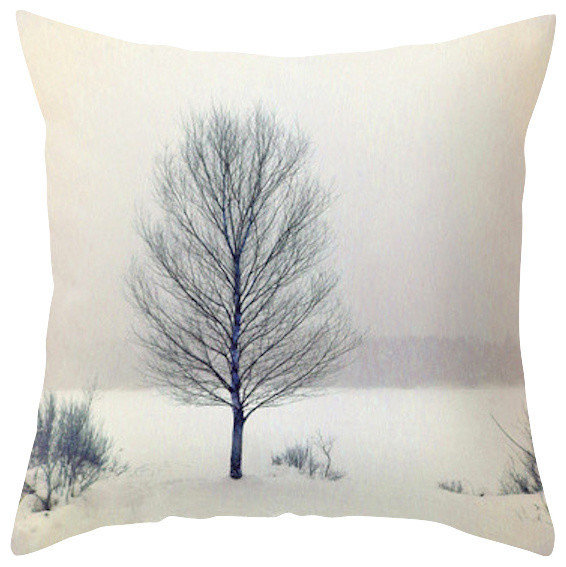 Birch Tree Pillow Cover, 20x20 - Contemporary - Decorative Pillows - by ...